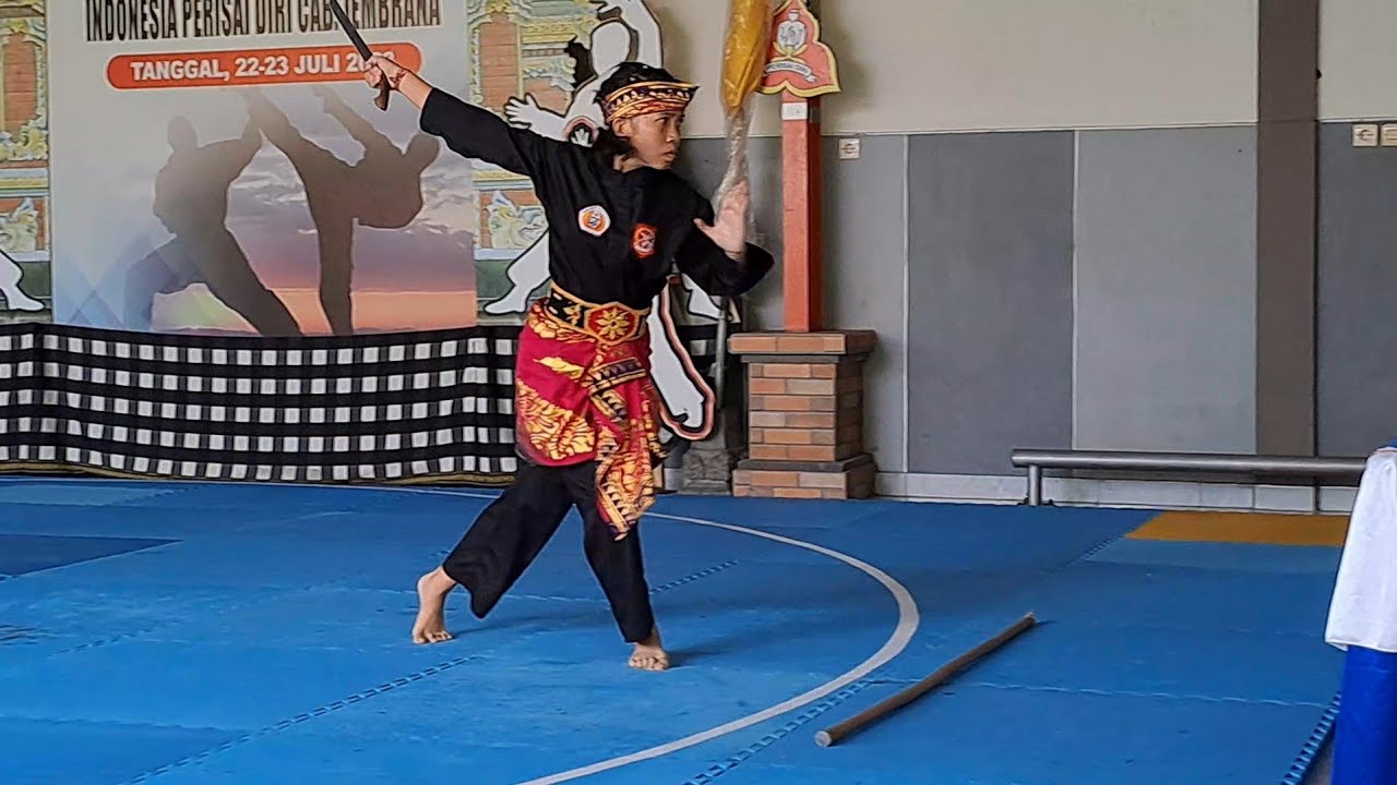 Juara 1 Pencak Silat Seni Tunggal Putri O2SN Region 2 Jembrana Tabanan ...
