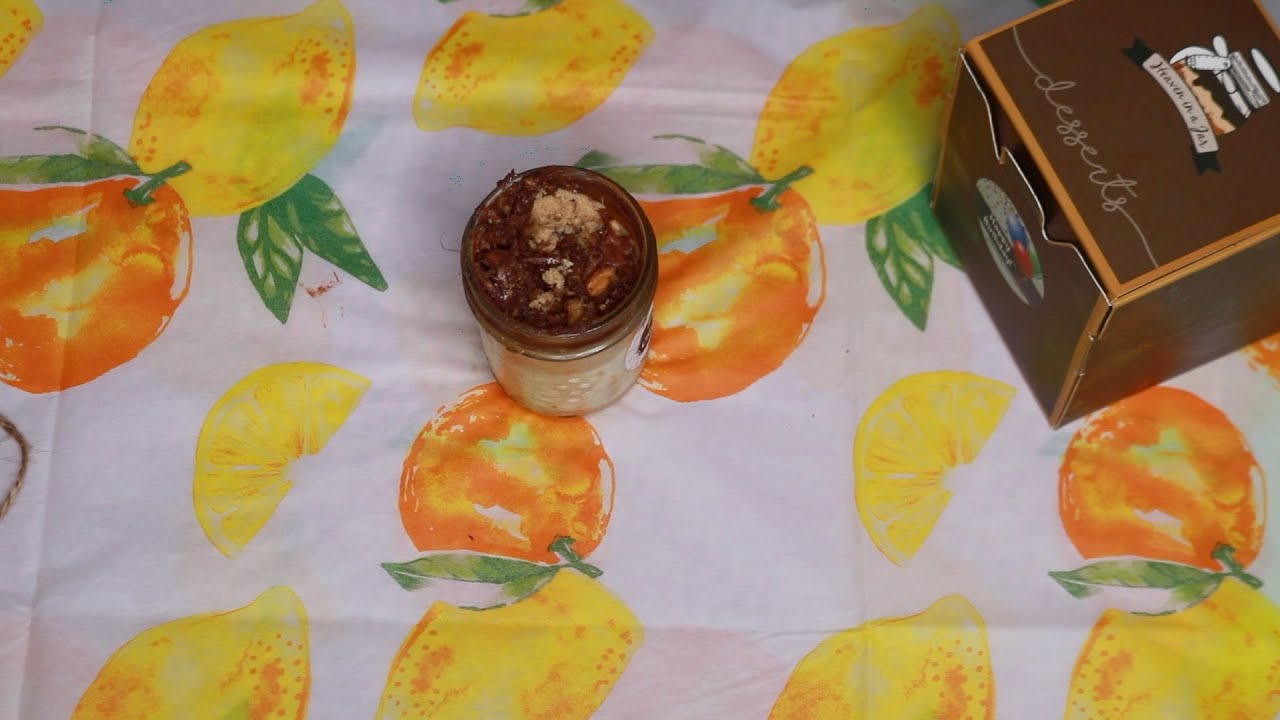 Snicker Cheesecake In A Jar ASMR Eating Sounds - YouTube