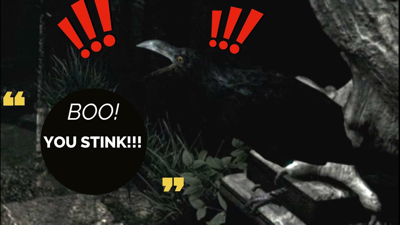 Resident Evil Tomfoolery: Part 7: CROWS CROWS CROWS - YouTube