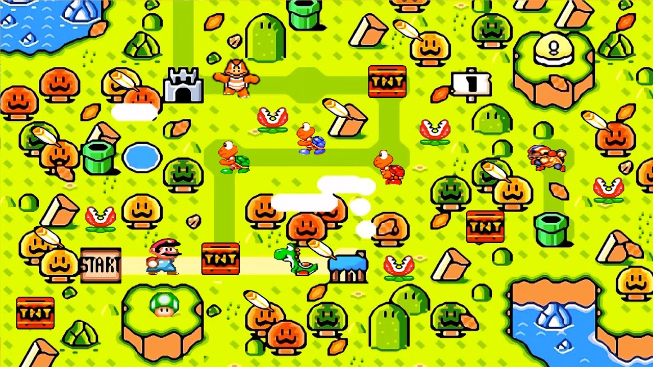 Super Mario World HD: An Amazing Mario Adventure 3: World 1: Autumn ...