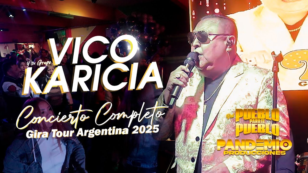 VICO Y SU GRUPO KARICIA - Concierto en Argentina (EN VIVO) | Pandemio ...