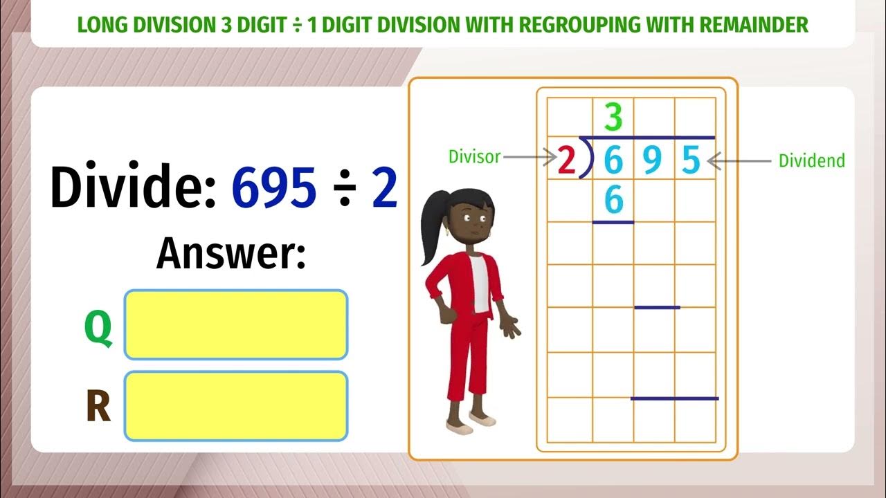 Learn Long Division 3-Digit ÷ 1-Digit with | Grade 3 Conceptual Maths ...