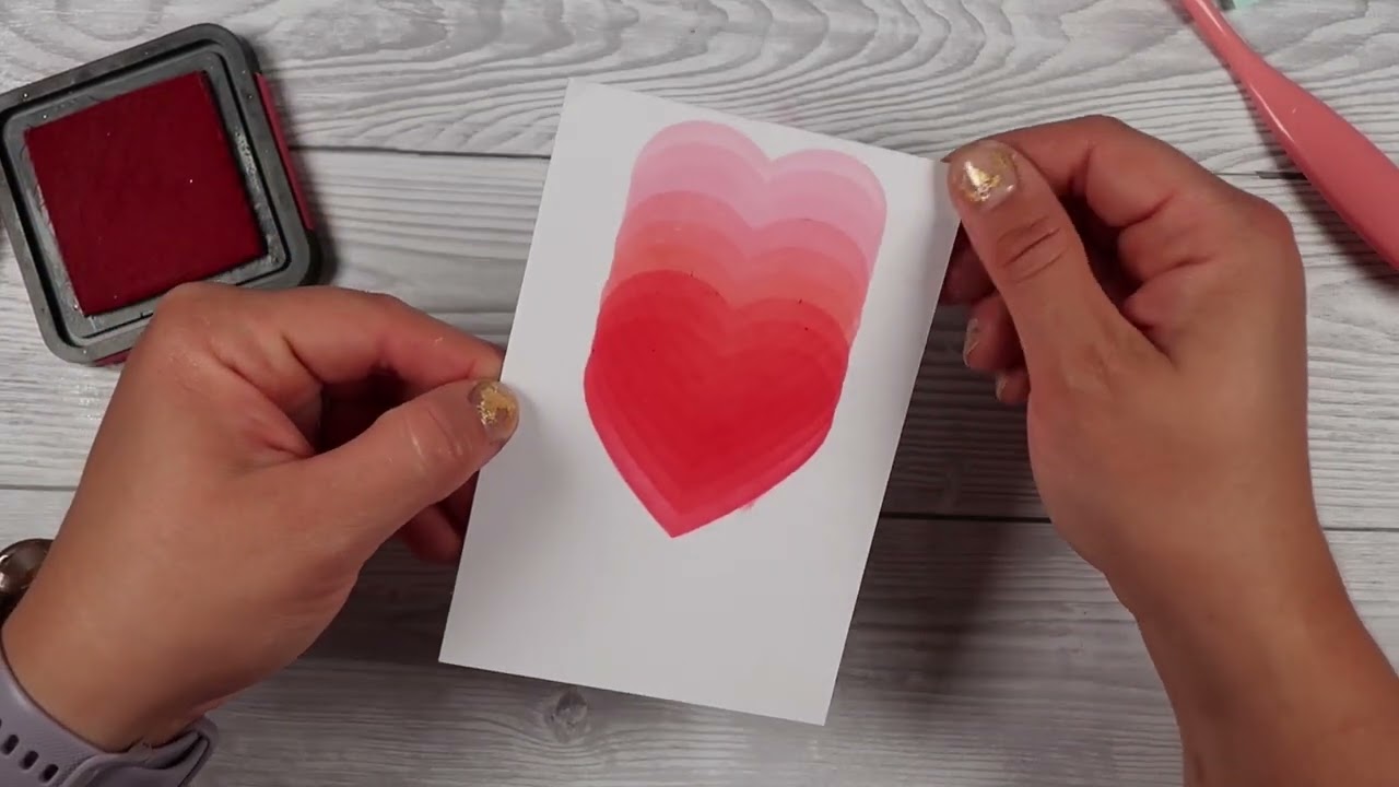 Layering Ink Colours: Fun/Quick/Easy - YouTube