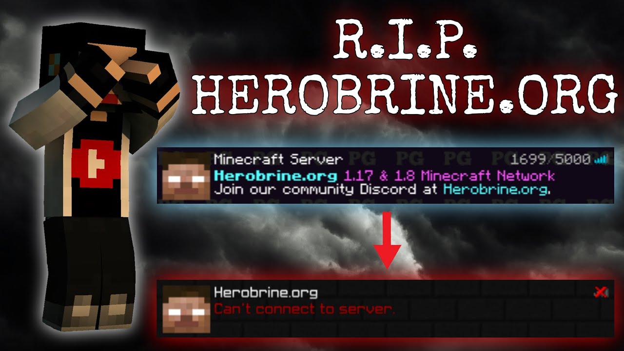 R.I.P. Herobrine.org - YouTube
