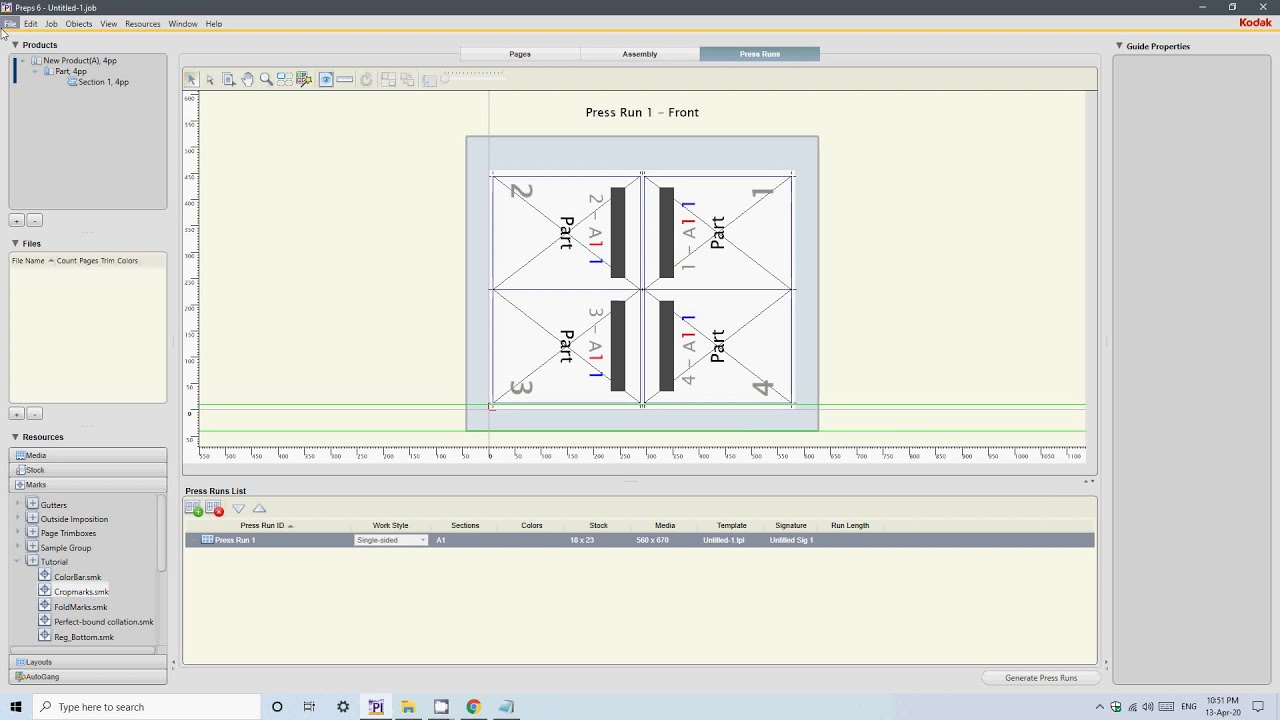 Creating 4 Pages Back and Back & 8 Pages Front & Back Imposition in ...