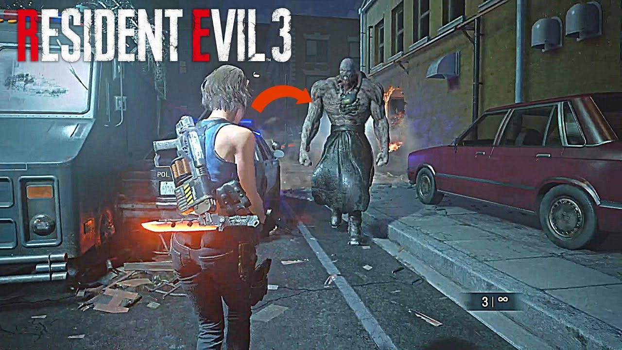 Nemesis chases Jill Valentine Scene - Resident Evil 3 Remake | Jill ...