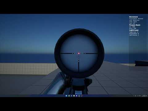 Unreal Engine Shooter Framework: Range based Zeroing - YouTube