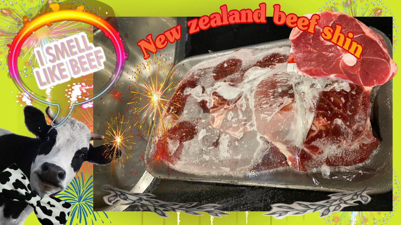 Nor cooks cooking /cutting frozen new zealand beef shin#beff#asmr#meat# ...