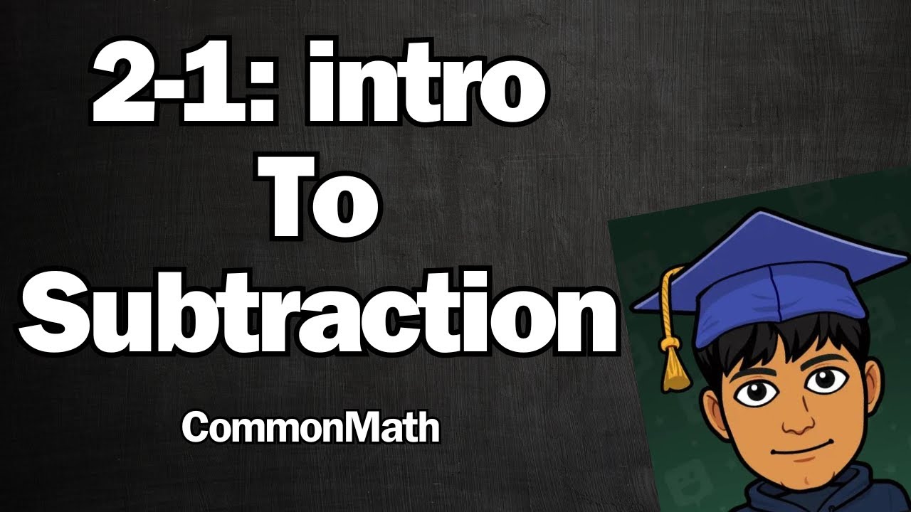 2 -1: Intro to subtraction - YouTube