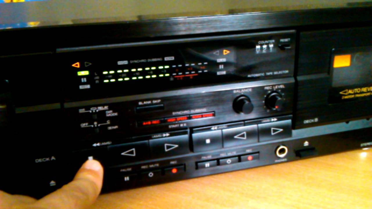 SONY TC-WR670 - YouTube