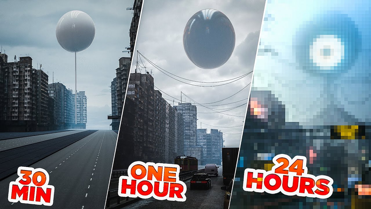 ART CHALLENGE: Making a 3D render in 30 minutes vs 1 hour vs 24 hours ...