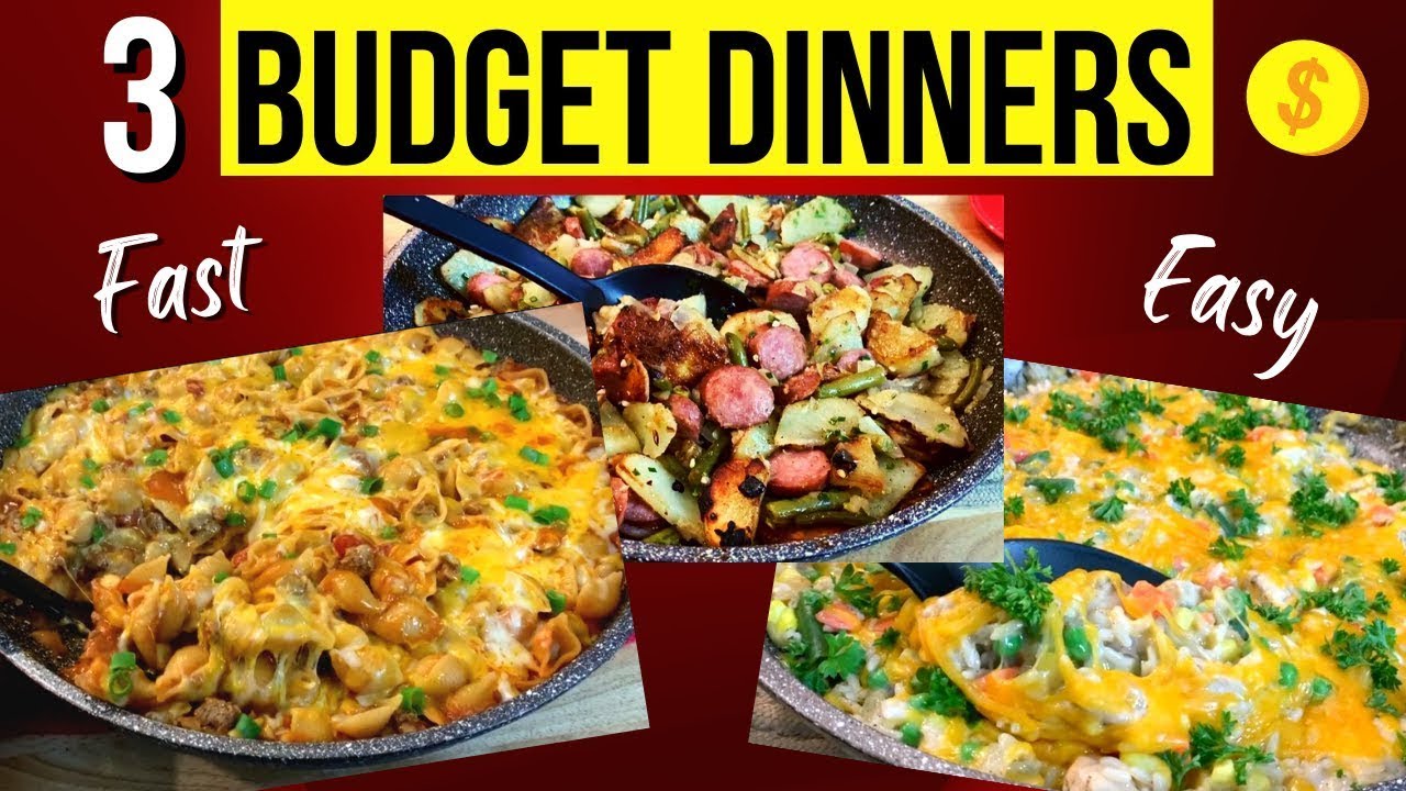 Cheap Meals on a Budget | 3 Easy Dinners on a Budget | Shotgun Red ...