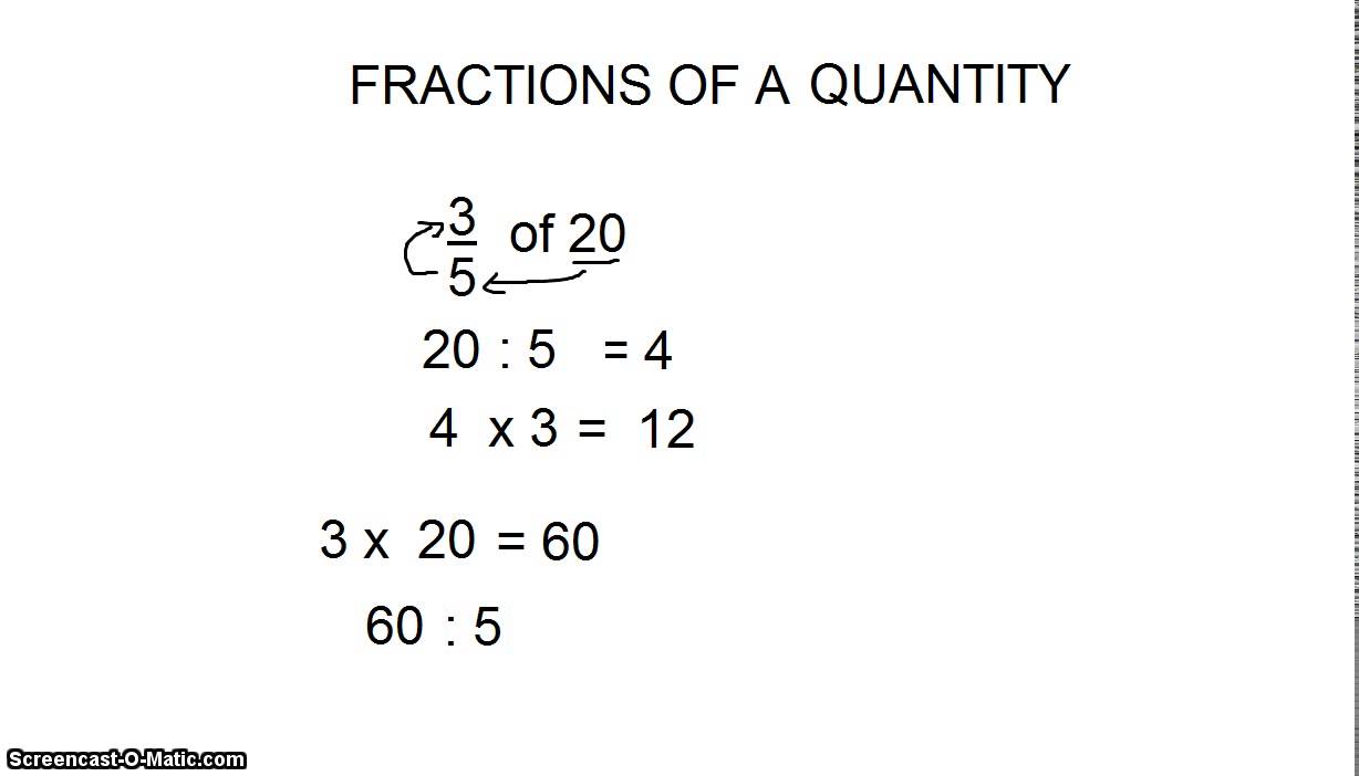 Fraction Of A Quantity YouTube Fraction Of A Quantity YouTube