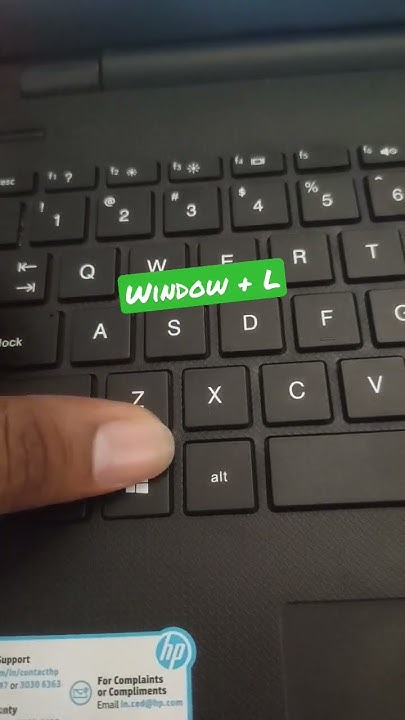 how to lock screen shortcut key laptop/pc #computer #shortcutkey - YouTube