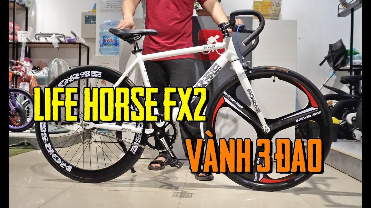 Review chi tiết Fixed Gear 3 đao siêu hot - Life Horse FX2 - YouTube