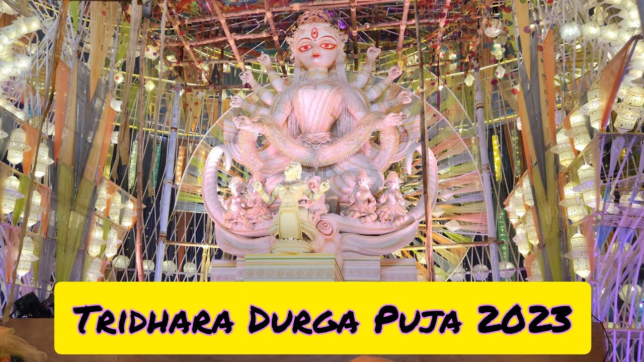 Tridhara Durga Puja 2023 Pandal | Tridhara Durga Puja 2023 Kolkata | Durga Pujo 2023 Theme ...