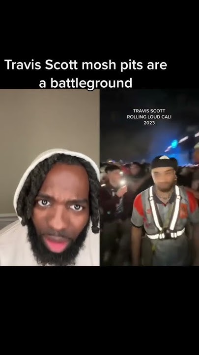 Travis Scott Mosh Pit at Rolling Loud LA 2023 - YouTube