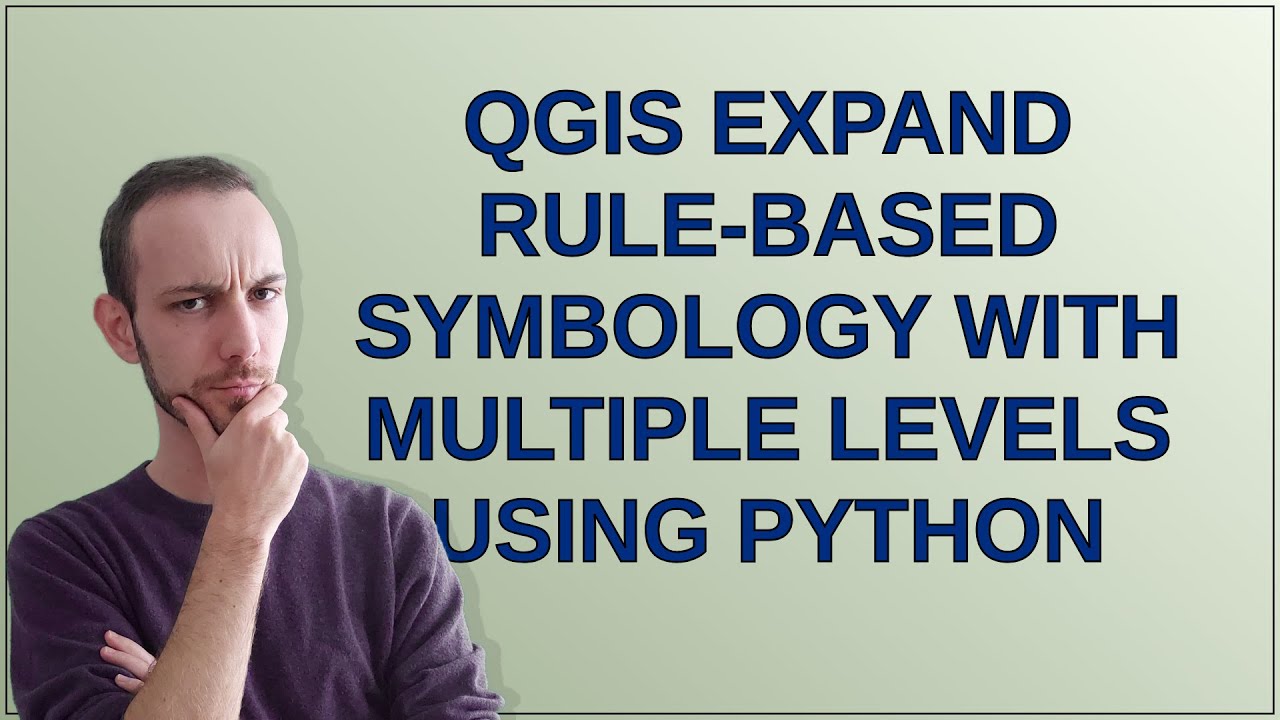 Gis Qgis Expand Rule Based Symbology With Multiple Levels Using Python