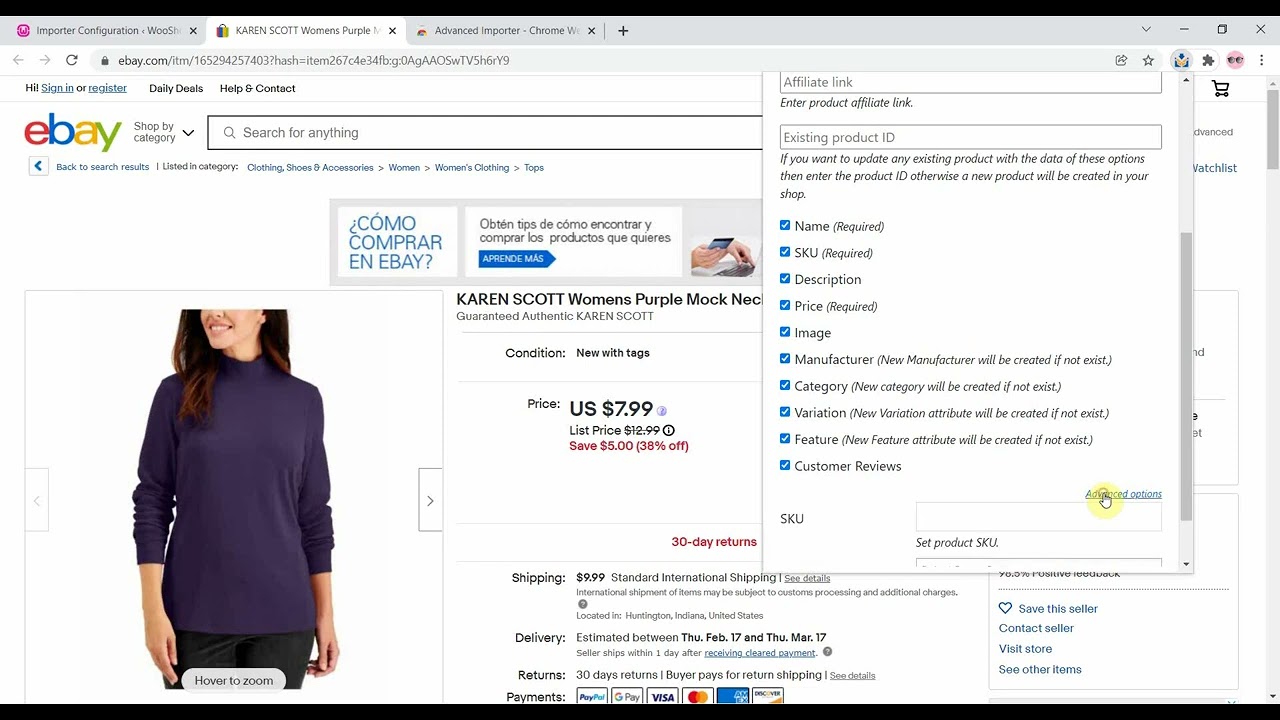 Advanced Ebay Product Importer & Affiliate Woocommerce plugin - YouTube