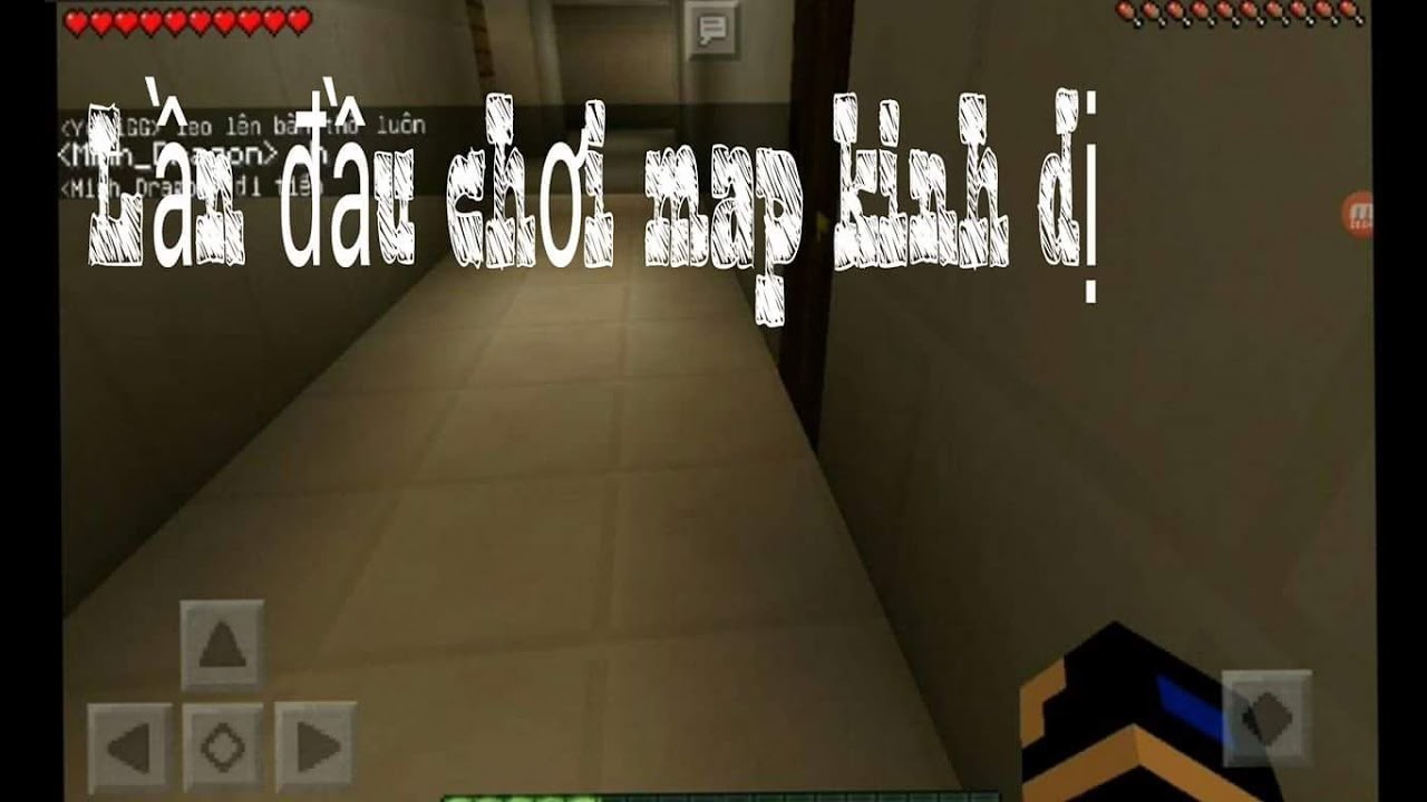 Minecraft PE:Lần đầu chơi map kinh dị - YouTube