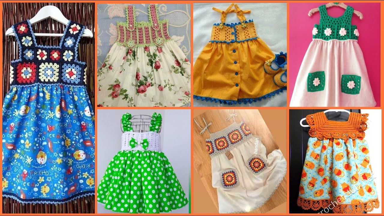 Top 30 Crochet Body Baby Frock Design For Autumn & Spring/ Baby Girls ...