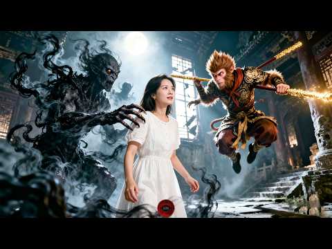 【Monster😈Movie】女孩被恶鬼纠缠，差点被吞噬，命悬一线时齐天大圣救下她！#中国电影#悬疑 #movie #惊悚 #悬疑 #探险 #奇幻 #僵尸 #恐怖 #剧精彩