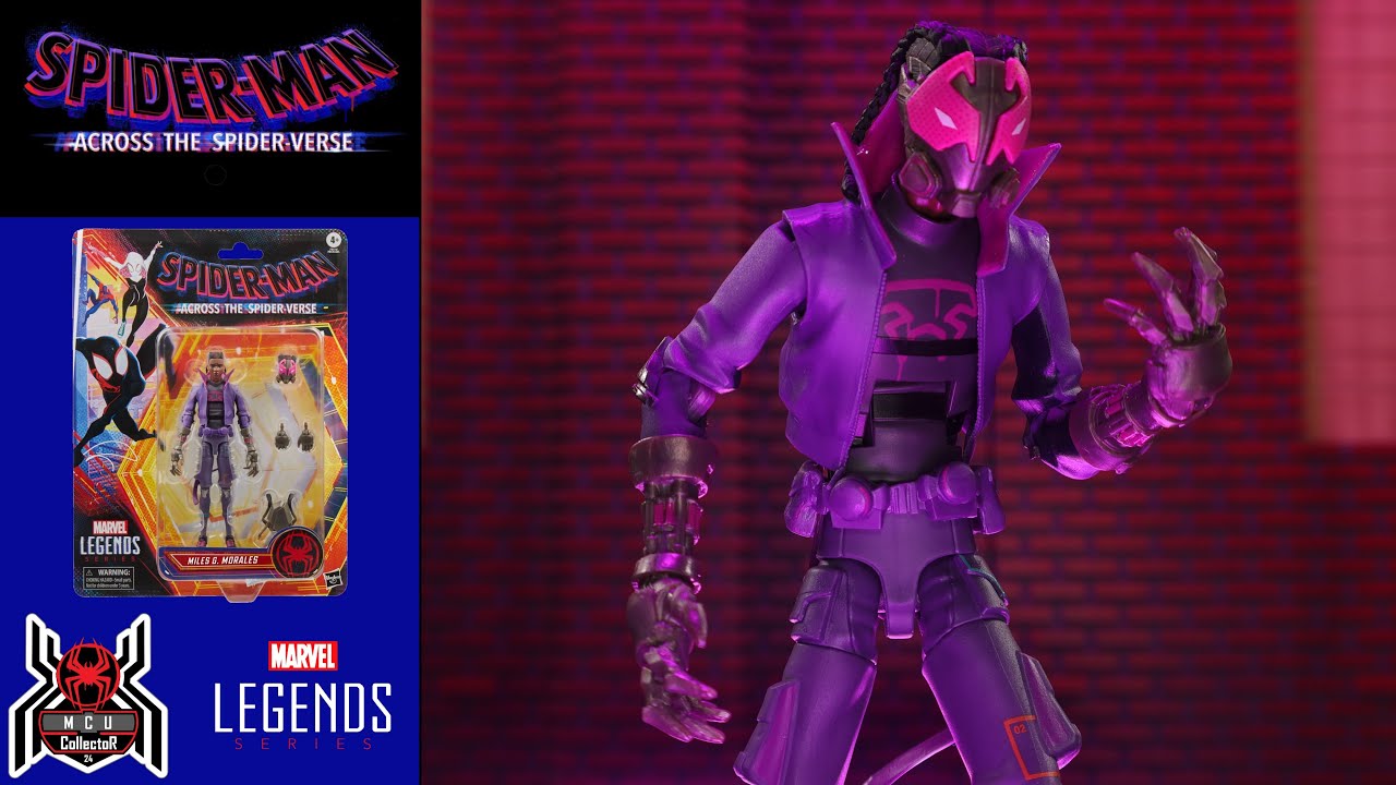 Marvel Legends MILES G MORALES Prowler Earth-42 Spider-Man Across ...
