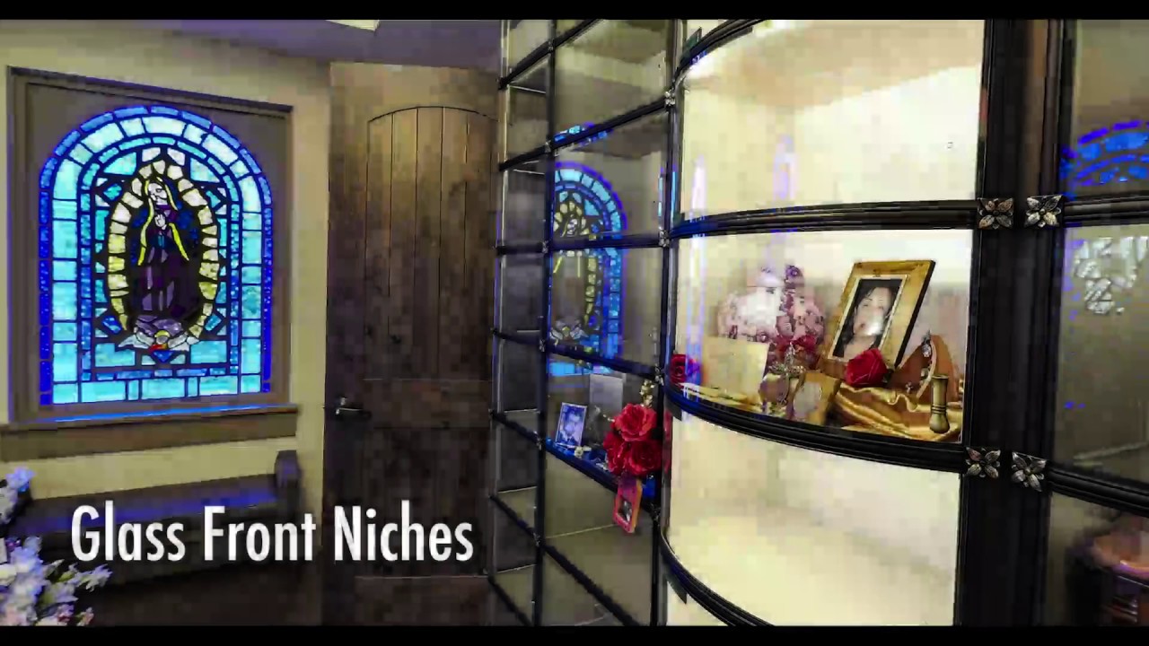 Glass Front Niches at St. Mary Cemetery - YouTube