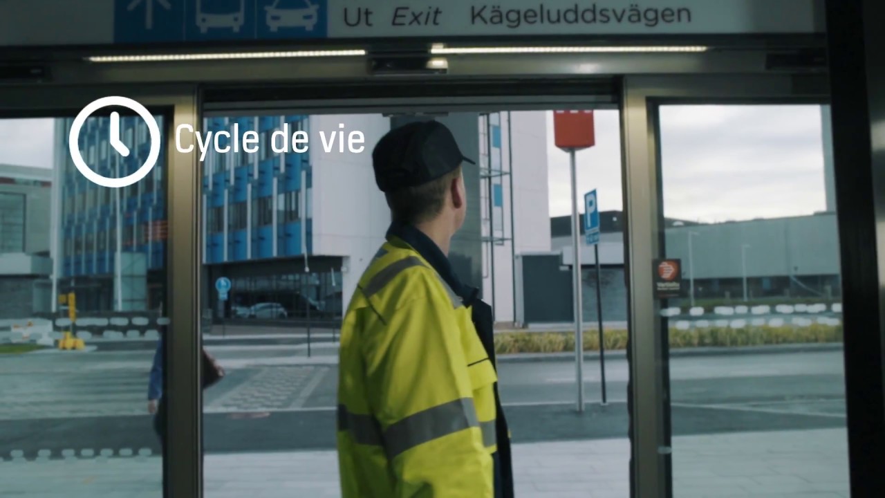 KONE Unidrive - opérateur pour portes automatiques coulissantes - YouTube