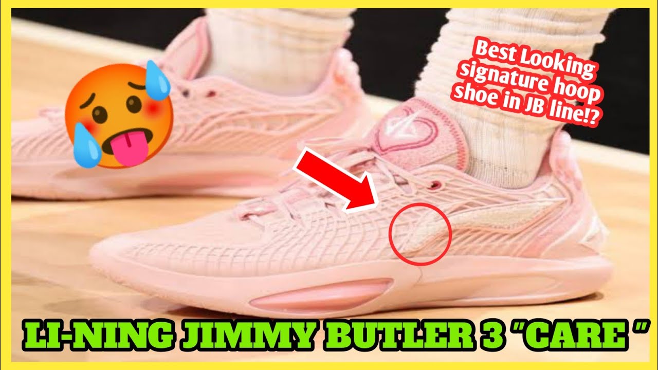 LI-NING JIMMY BUTLER 3 "CARE" QUICK DETAILED LOOK ON FEET REVIEW - YouTube