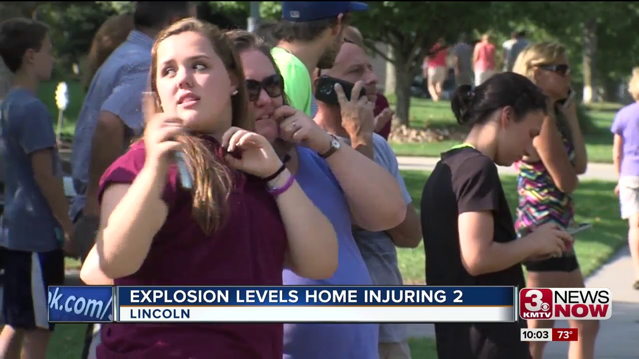 Two injured in house explosion in Lincoln - YouTube
