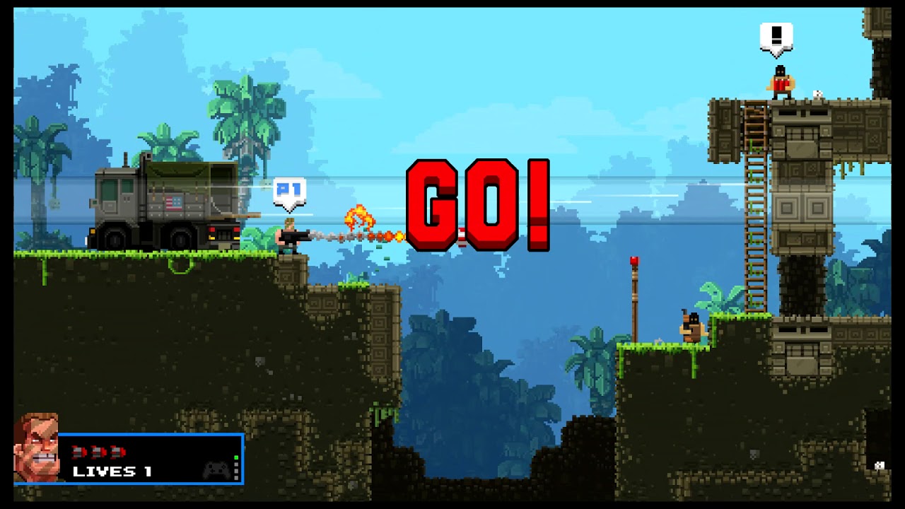 Broforce - Nintendo Switch - first 25 minutes gameplay - YouTube