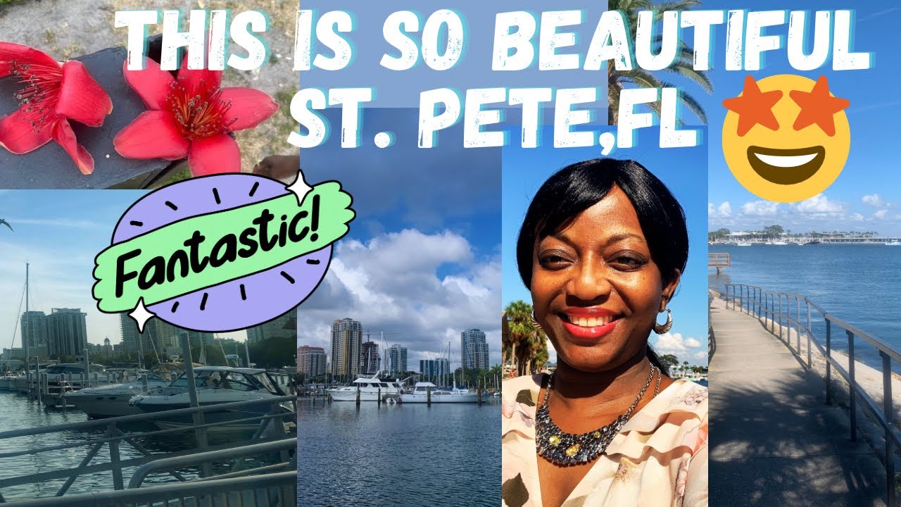 Vlog-Beautiful Saturday Downtown St.Petersburg,FL-Demens Landing-The ...