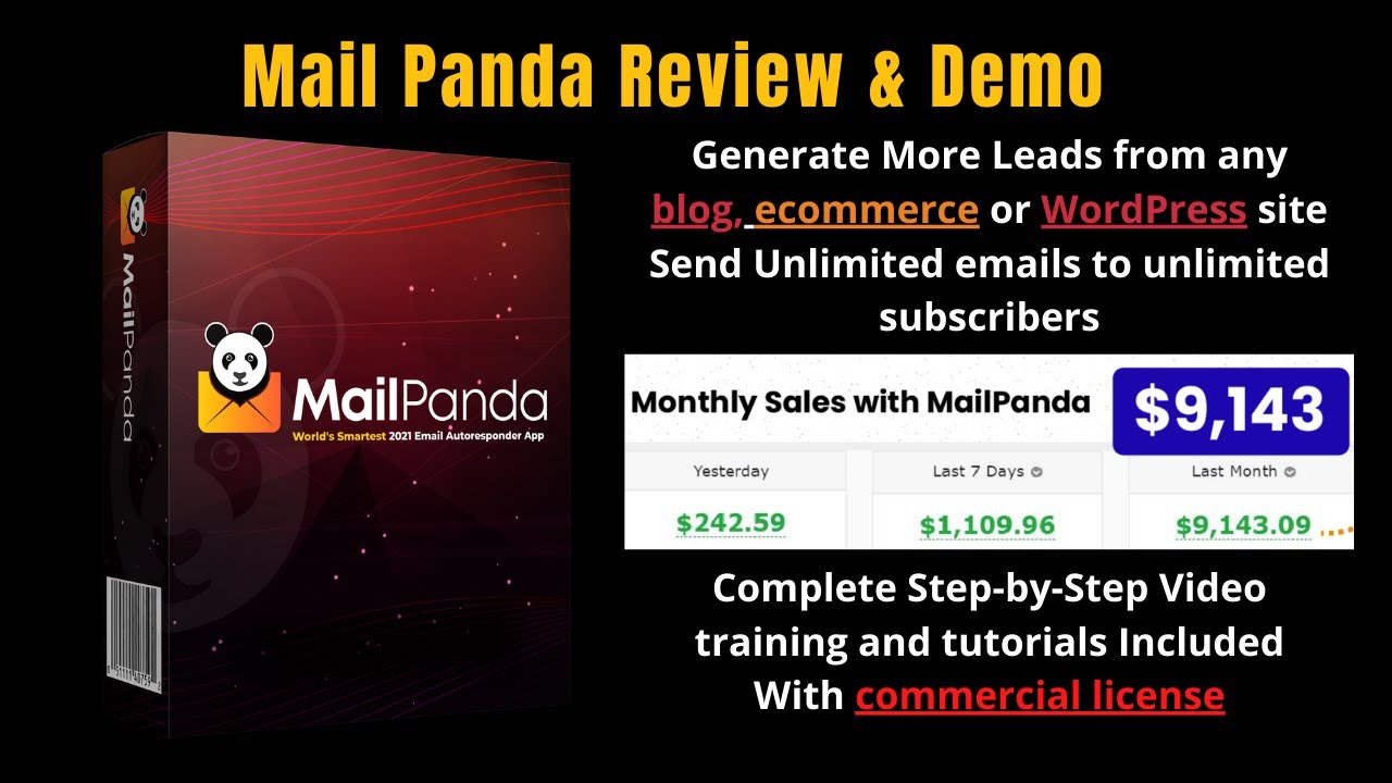 Mail Panda Review & Bonuses ⚠️ WARNING ⚠️ DON'T GET THIS WITHOUT MY 👷 ...