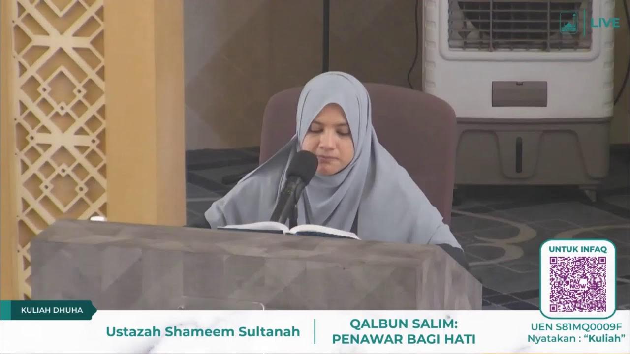 Kuliah Ustazah Shameem Sultanah - 29 April 2024 - YouTube
