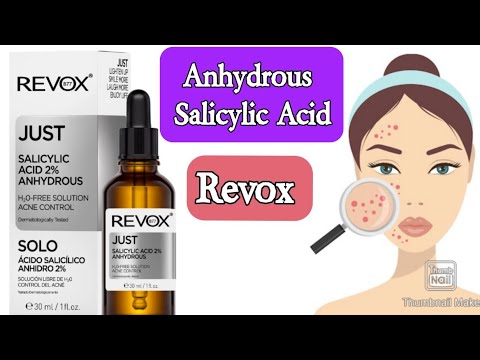 Revox Anhydrous Salicylic Acid Daily Facial Serum Review. For Acne And ...