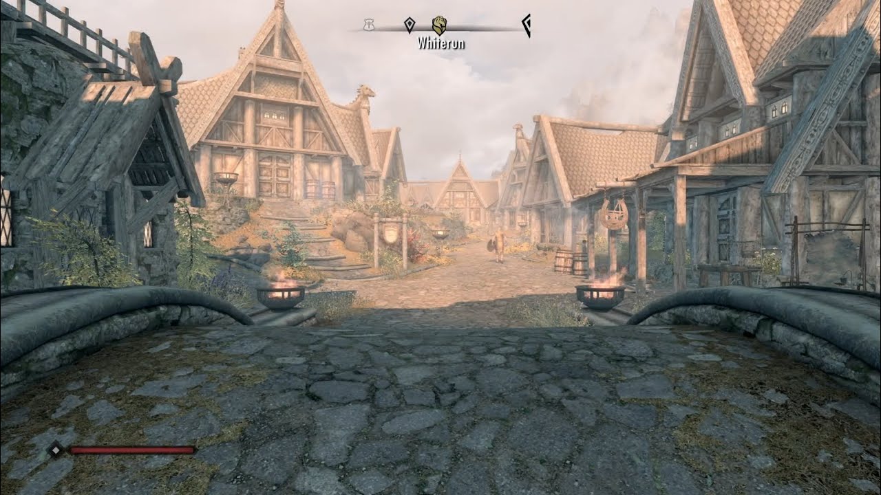 Skyrim Graphical Mod Comparison - Graphics pack vs Vanilla - YouTube