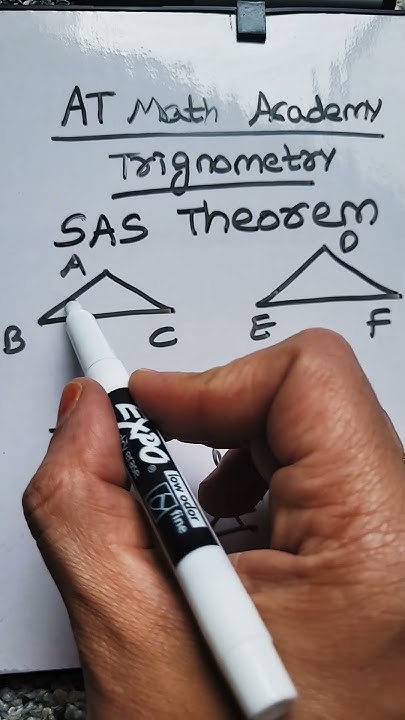 Trignometry:SAS Theorem(Side Angle Side Theorem) - YouTube