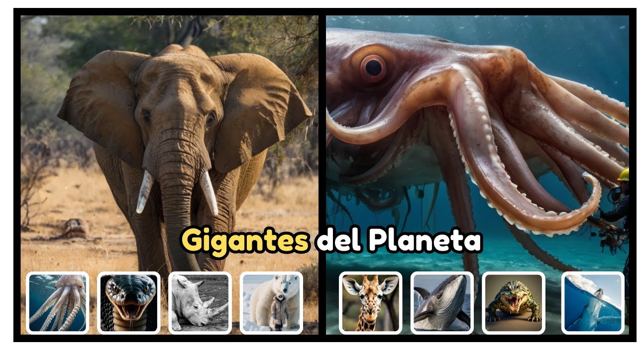 Los 10 Animales Más Grandes del Mundo que te Sorprenderán👀 - YouTube