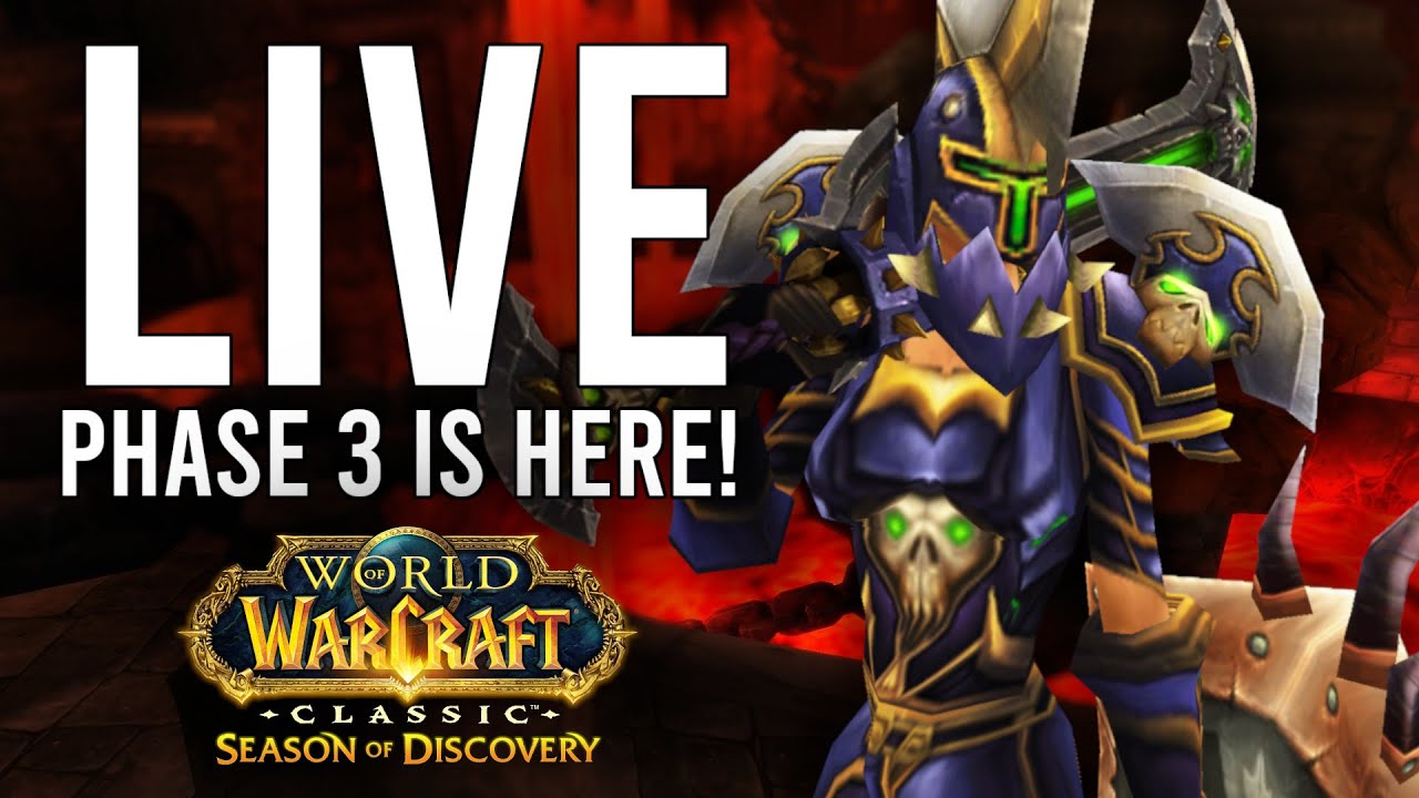 CLASSIC: SOD PHASE 3 LAUNCH! RAISED LEVEL CAP + NEW RUNES - WoW: Season ...