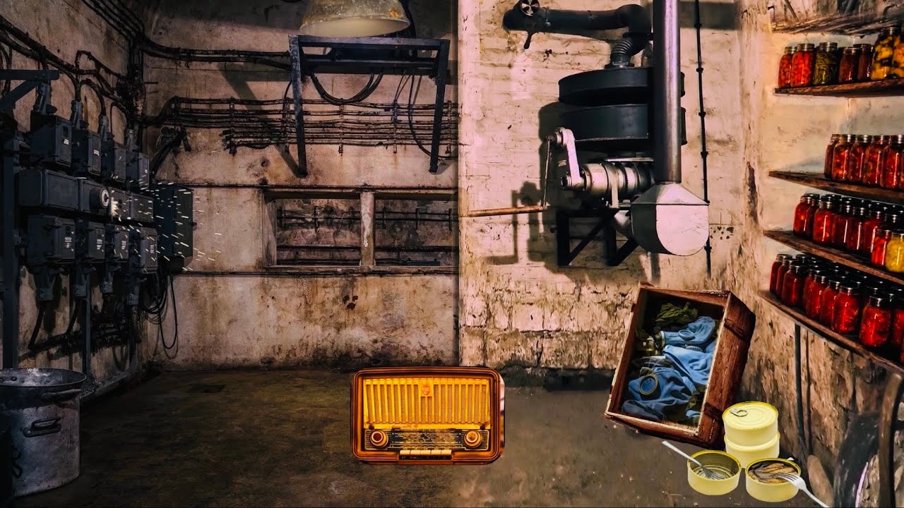 Zombie Ambience in Fallout Bunker w/ Radio Updates & Zombies Outside ...