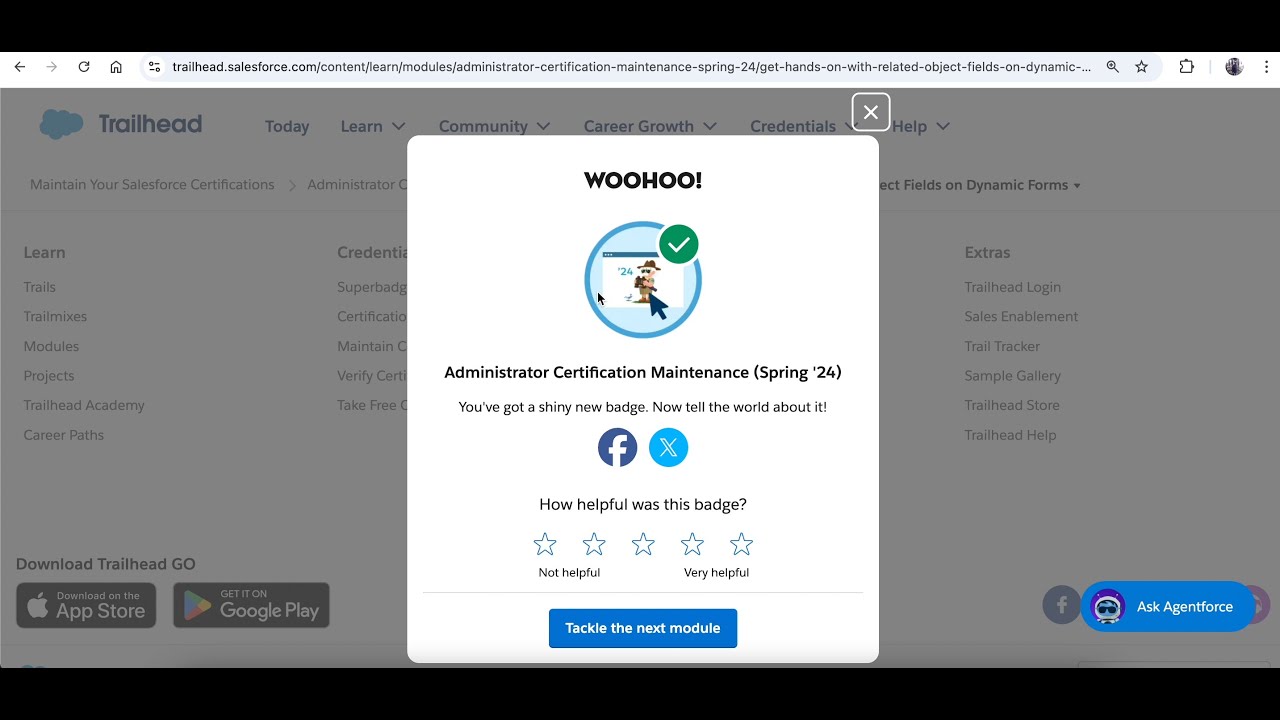 Spring '24 Salesforce Admin Cert Maintenance - YouTube