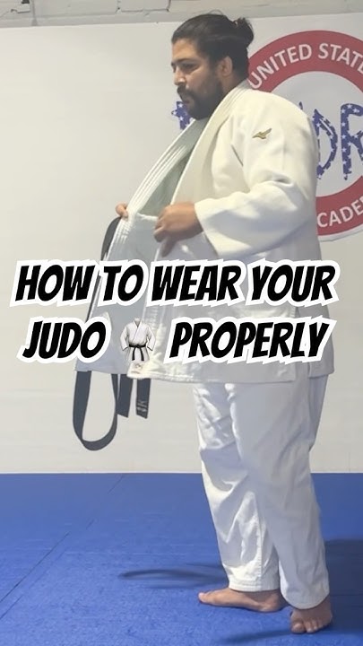 How To Wear Your Judo Gi Properly #judo #martialarts #judolife #judomaster #bjj # ...