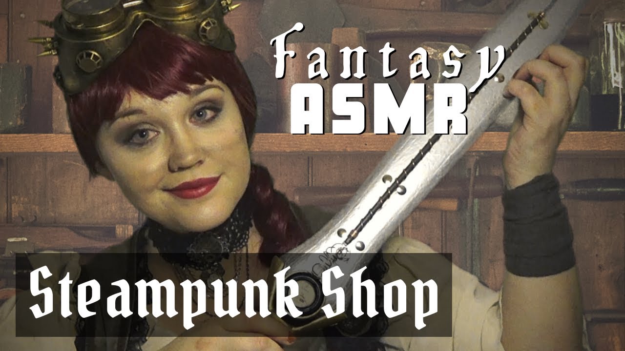 ASMR Fantasy Roleplay | Steampunk Inventor's Shop | Tapping and Rambles ...