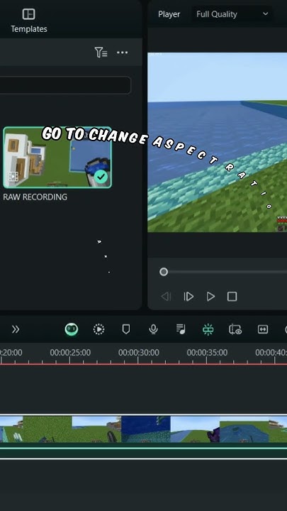 How To Make Professional Full Screen Minecraft Shorts - YouTube