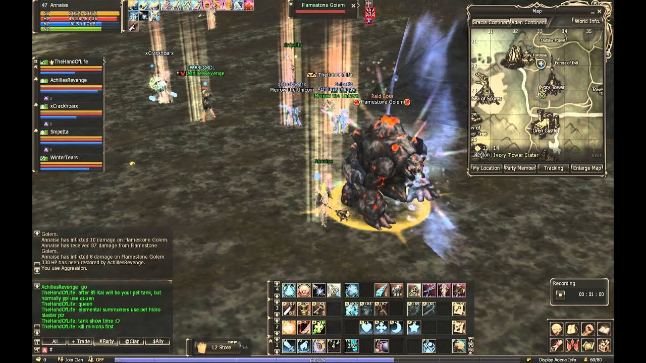 Flamestone Golem Raid Boss - YouTube