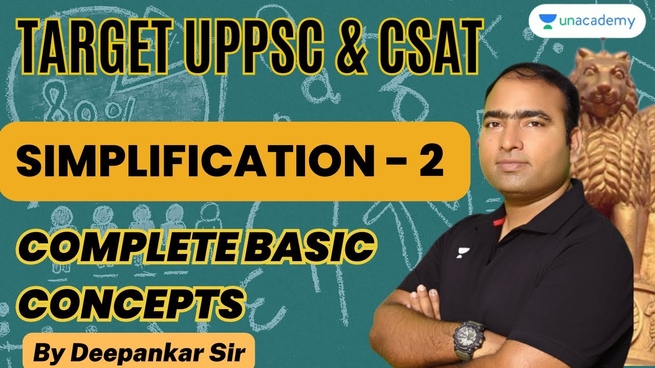 Target UPPSC & CSAT 2023 | SIMPLIFICATION -2 | Unit Digit | Deepankar ...