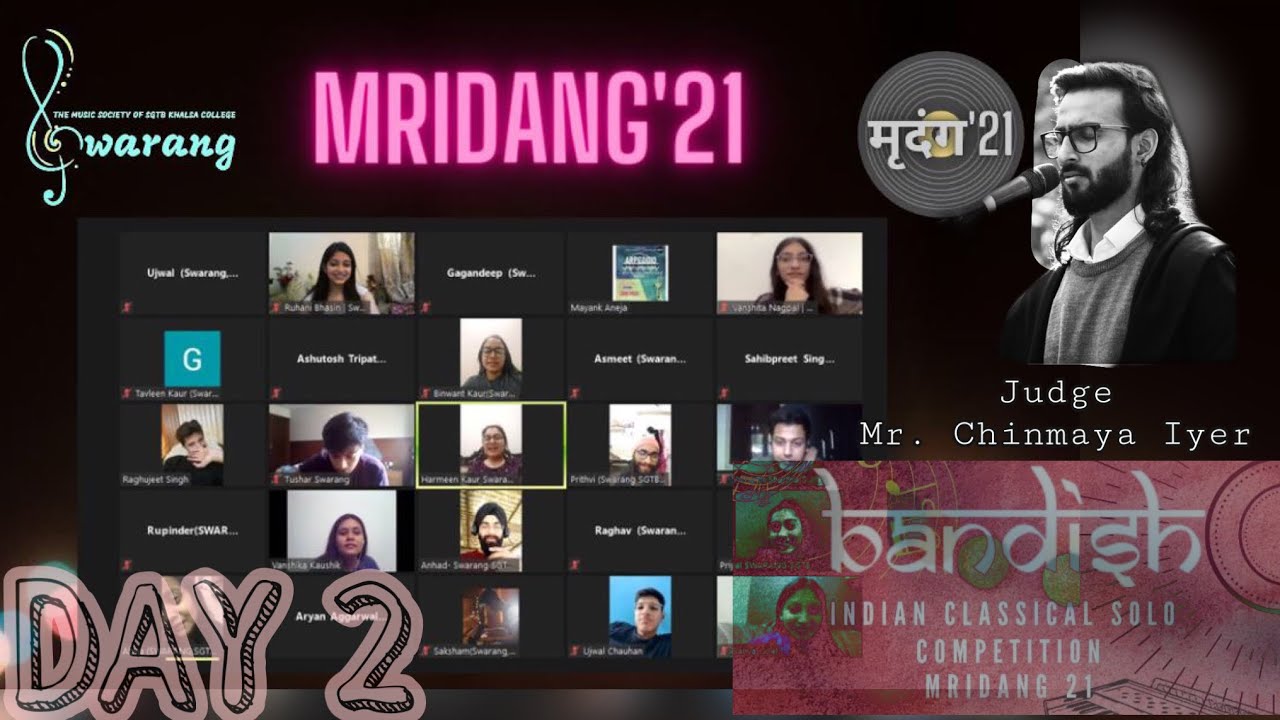 MRIDANG21- DAY 2 | Bandish - Indian classical solo competition ...