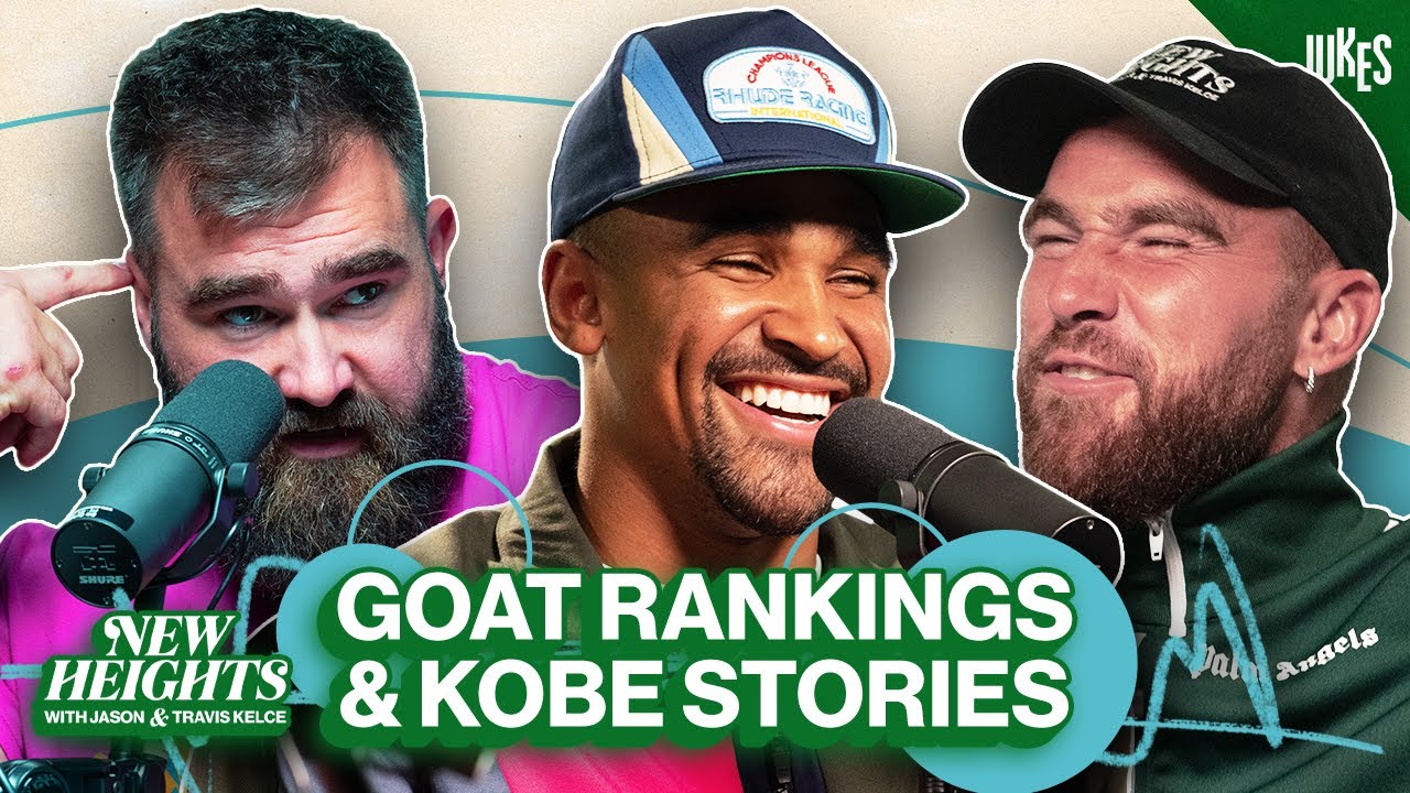 Bonus Clip: Ranking all-time sports GOATS and Kobe stories with Jalen Hurts - YouTube