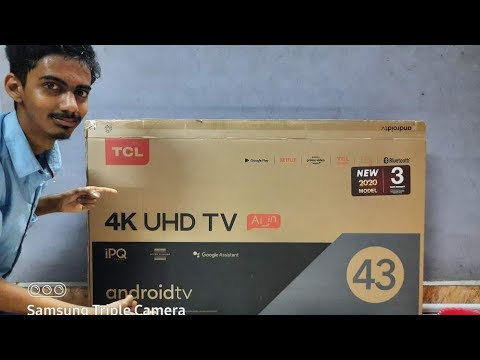 வேற லெவல் 🔥🔥 TCL 43 inch P615 4K smart TV Unboxing and review தமிழ் ...